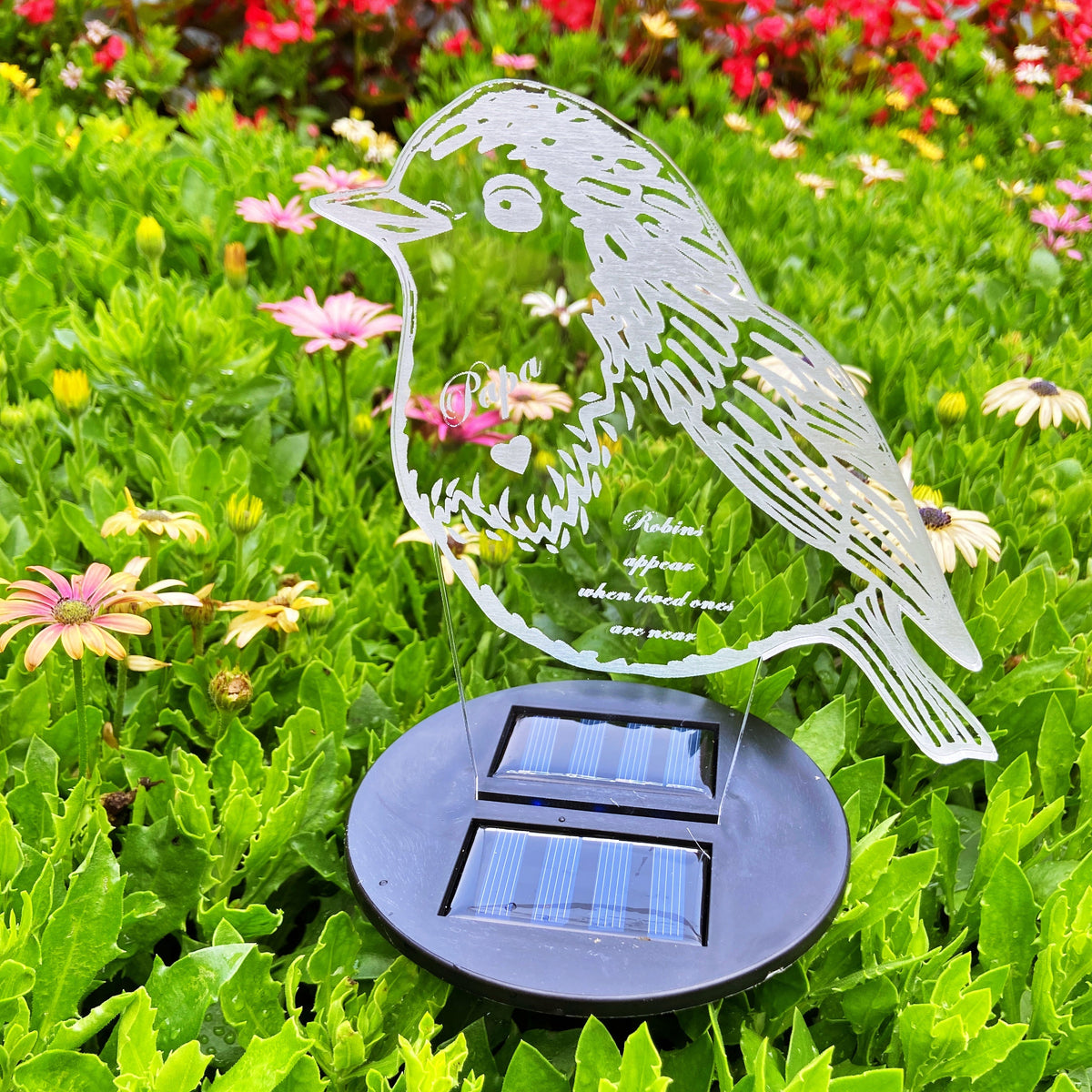 Garden Solar Memorial Light Multiple Styles With Name Only – Oak Bay ...