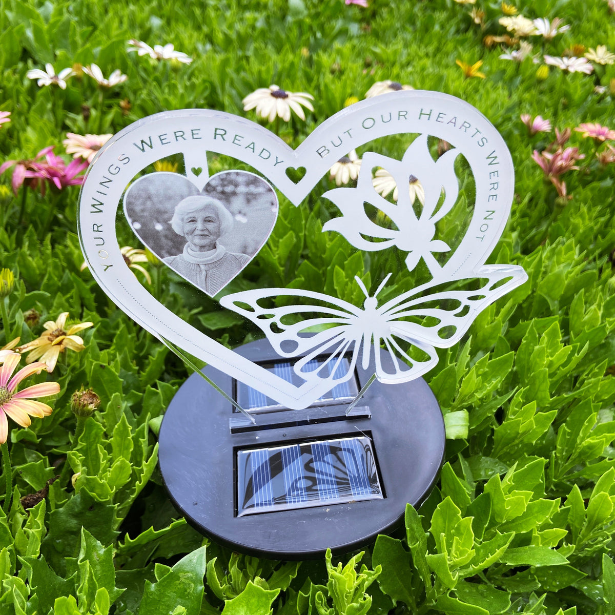 Garden Solar Memorial Light Multiple Styles With Photo – Oak Bay Online ...