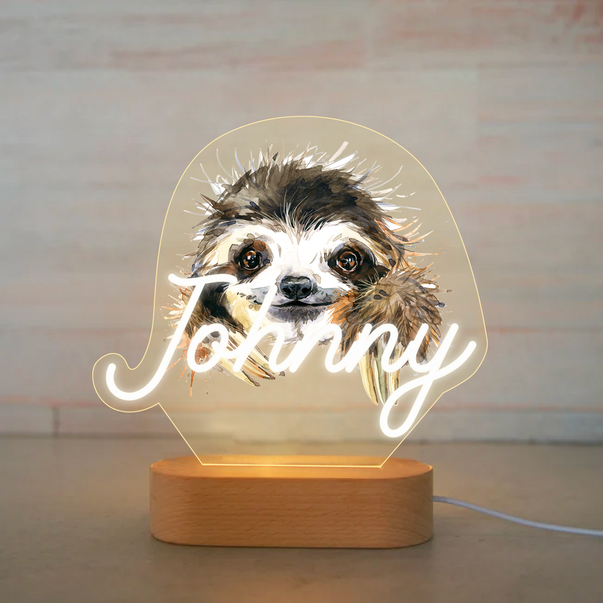 Custom Colorful Animal Night Lights -III01 Hedgehog – Oak Bay Online Store